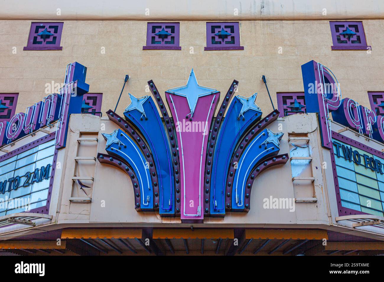 Entrance to the Paramount Club in New Westminster B.C. Canada Stock ...