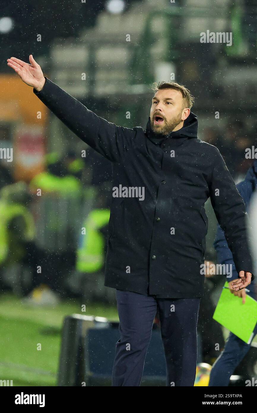 Venice, Italy. 27th January 2025; Pier Luigi Penzo Stadium, Venice ...