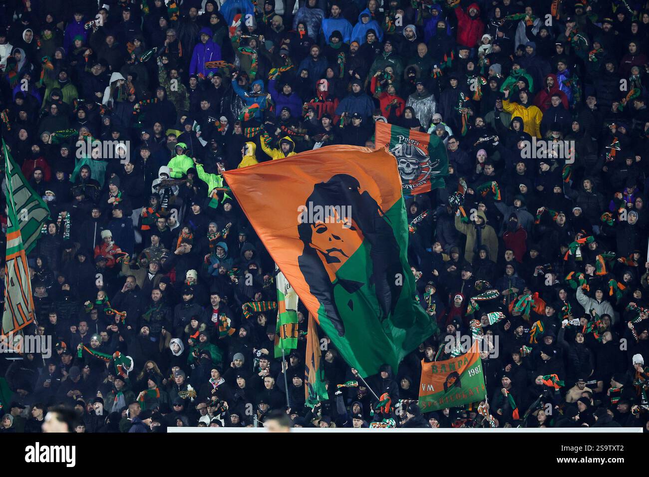 Venice, Italy. 27th January 2025; Pier Luigi Penzo Stadium, Venice ...