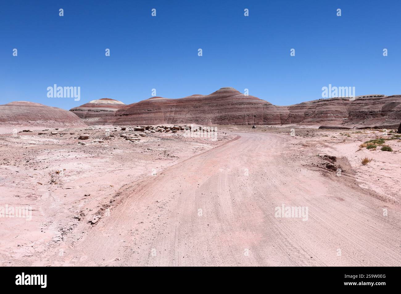 Otherworldly Bentonite Hills in the Utah desert near Hanksville Utah ...