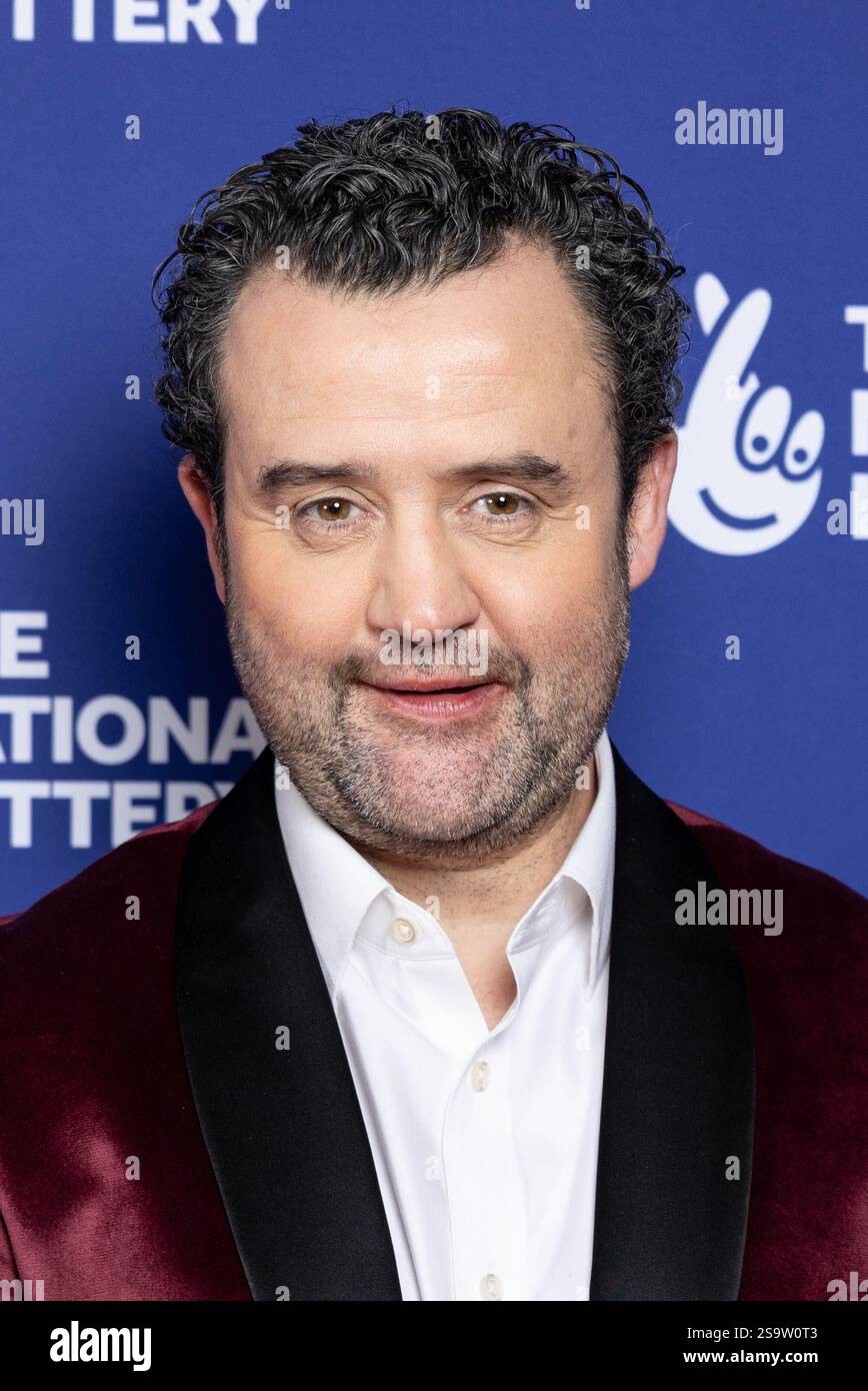 EDITORIAL USE ONLY Daniel Mays attends the National Lottery's Big Night ...