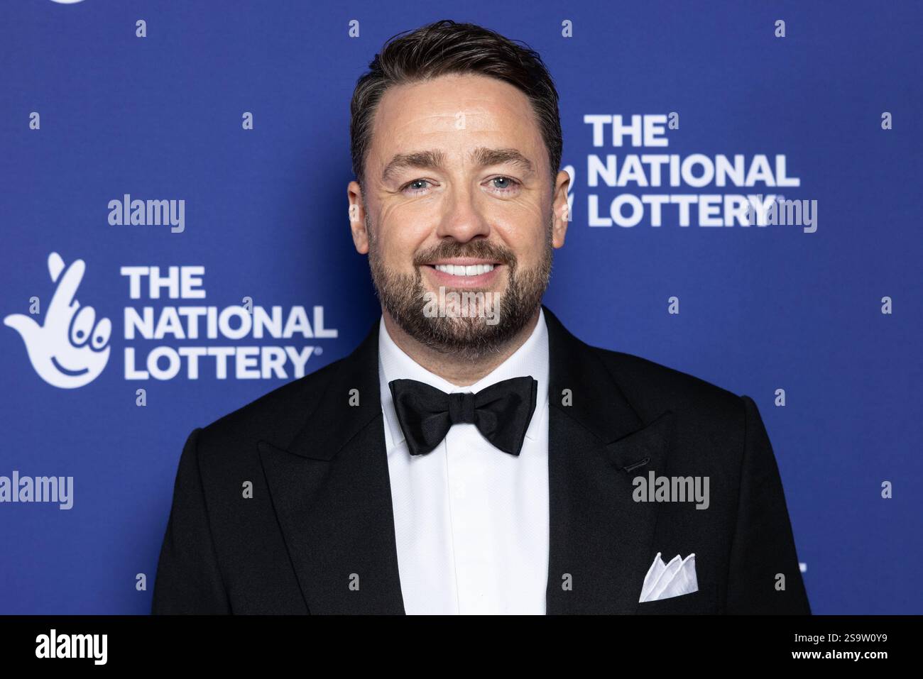 EDITORIAL USE ONLY Jason Manford attends the National Lottery's Big ...