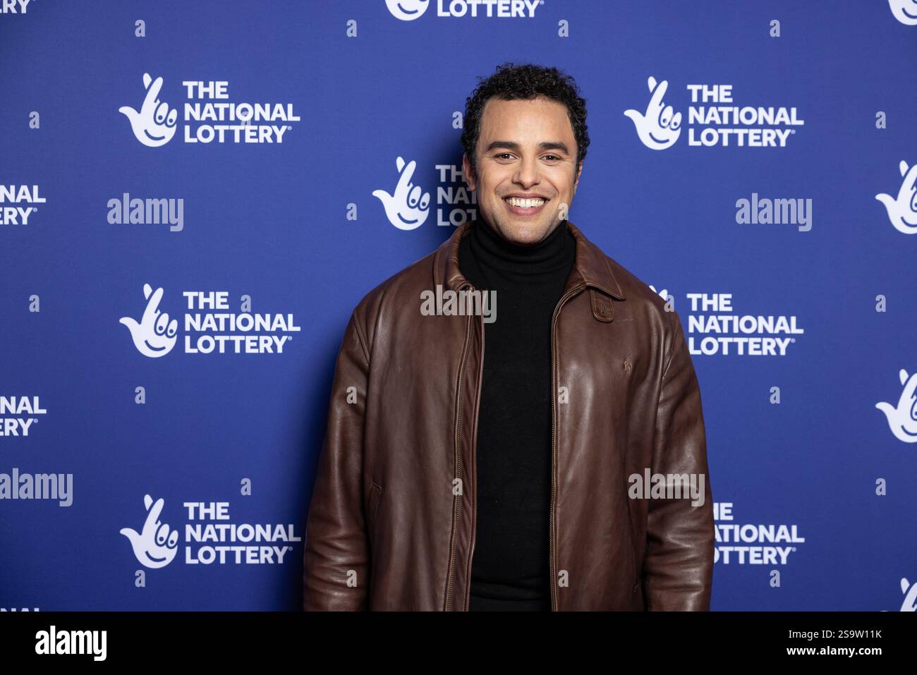 EDITORIAL USE ONLY Luke Bray attends the National Lottery's Big Night ...