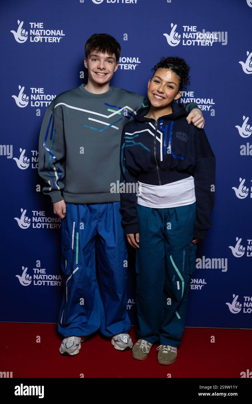 EDITORIAL USE ONLY XX attend the National Lottery's Big Night of ...