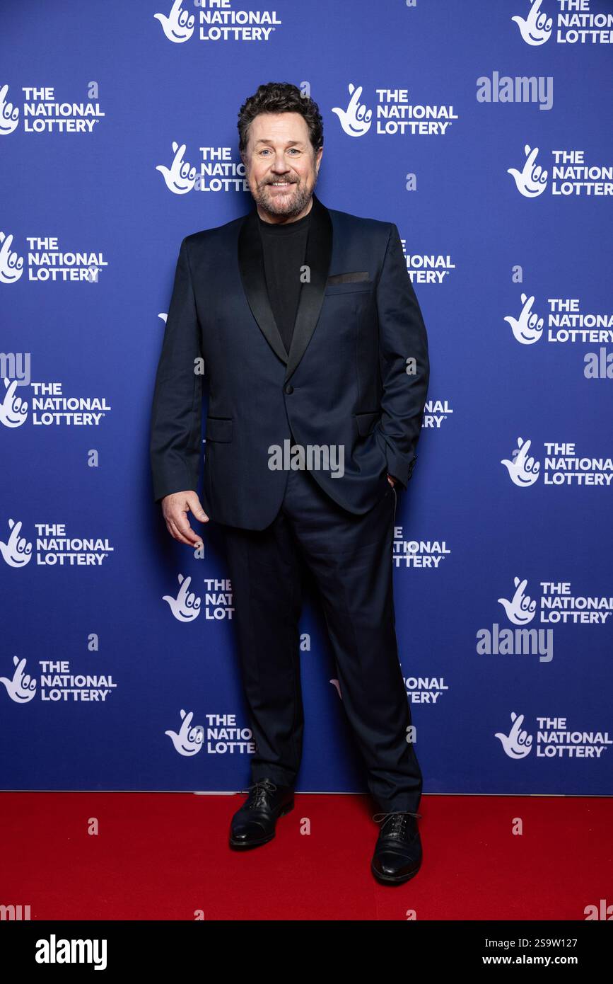 EDITORIAL USE ONLY Michael Ball attends the National Lottery's Big ...