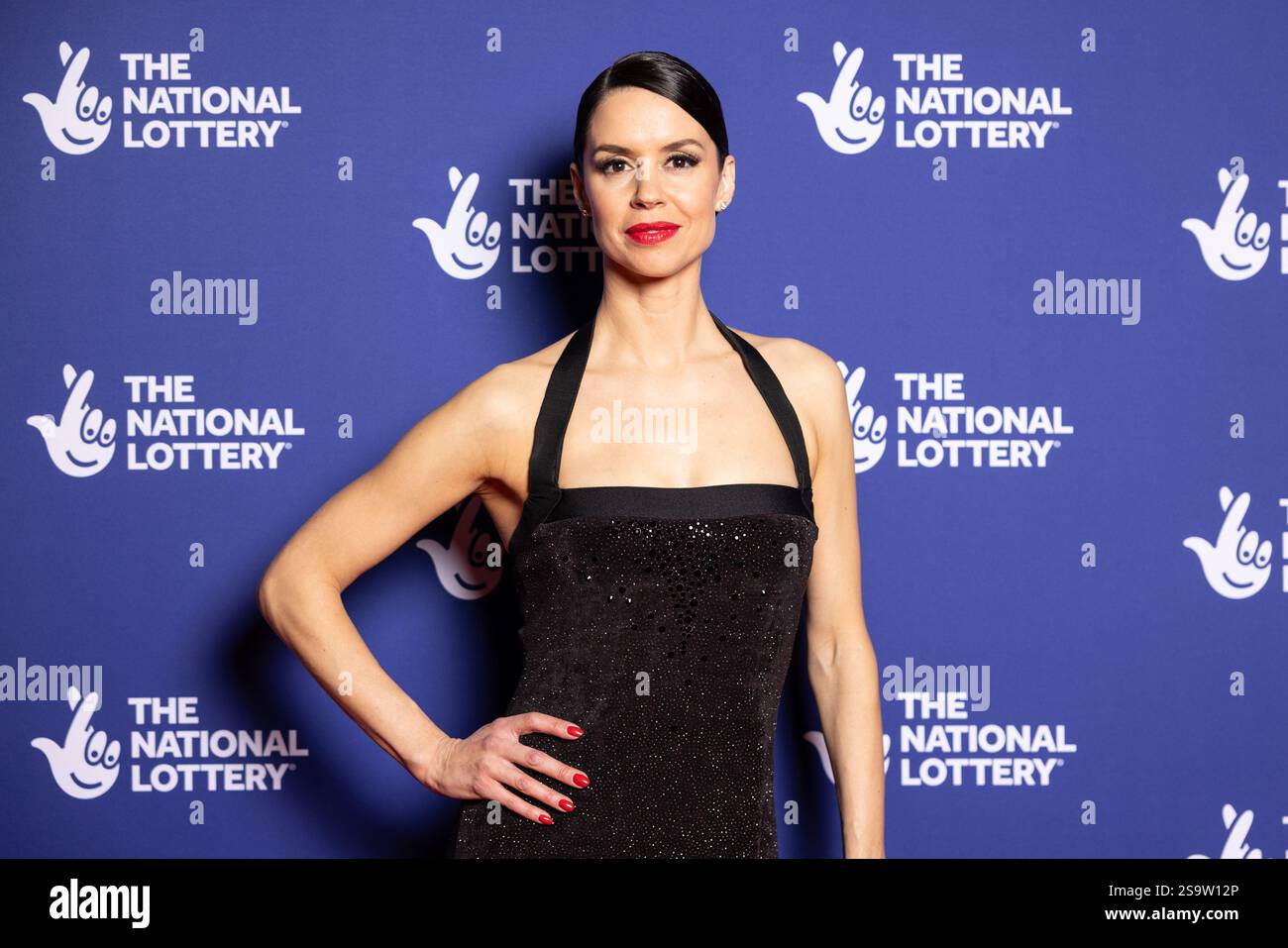 EDITORIAL USE ONLY Djalenga Scott attends the National Lottery's Big ...