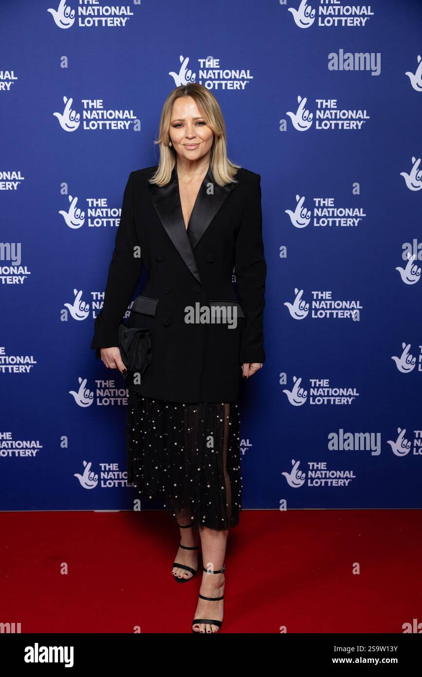 EDITORIAL USE ONLY Kimberley Walsh attends the National Lottery's Big ...
