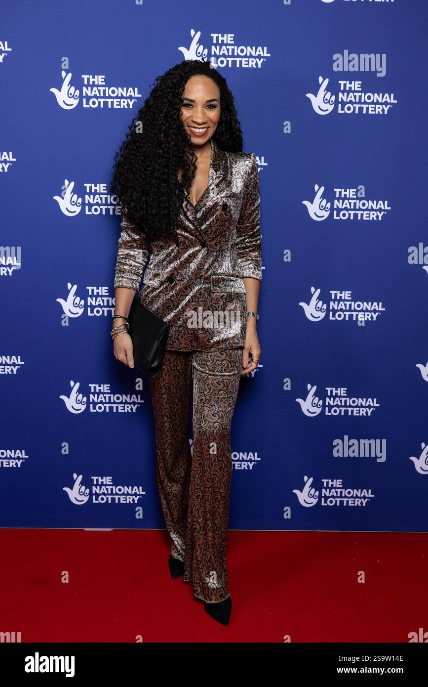 EDITORIAL USE ONLY Michelle Ackerley attends the National Lottery's Big ...