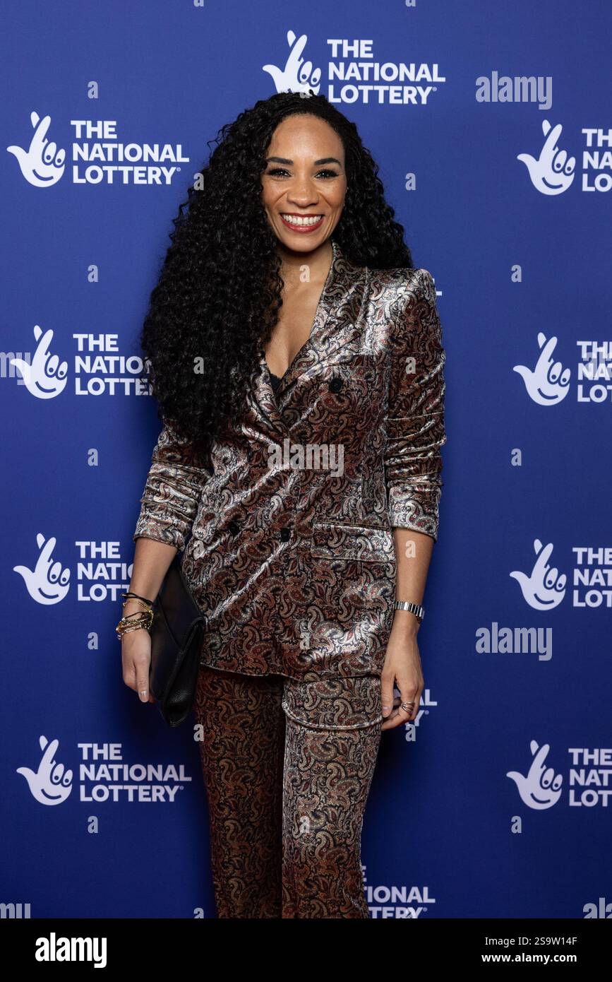 EDITORIAL USE ONLY Michelle Ackerley attends the National Lottery's Big ...