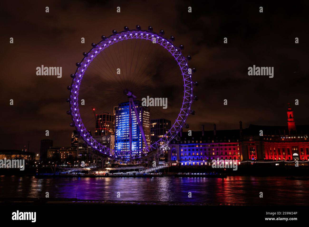 London, England, U.K., 27th Jan 2025. Iconic buildings and landmarks ...