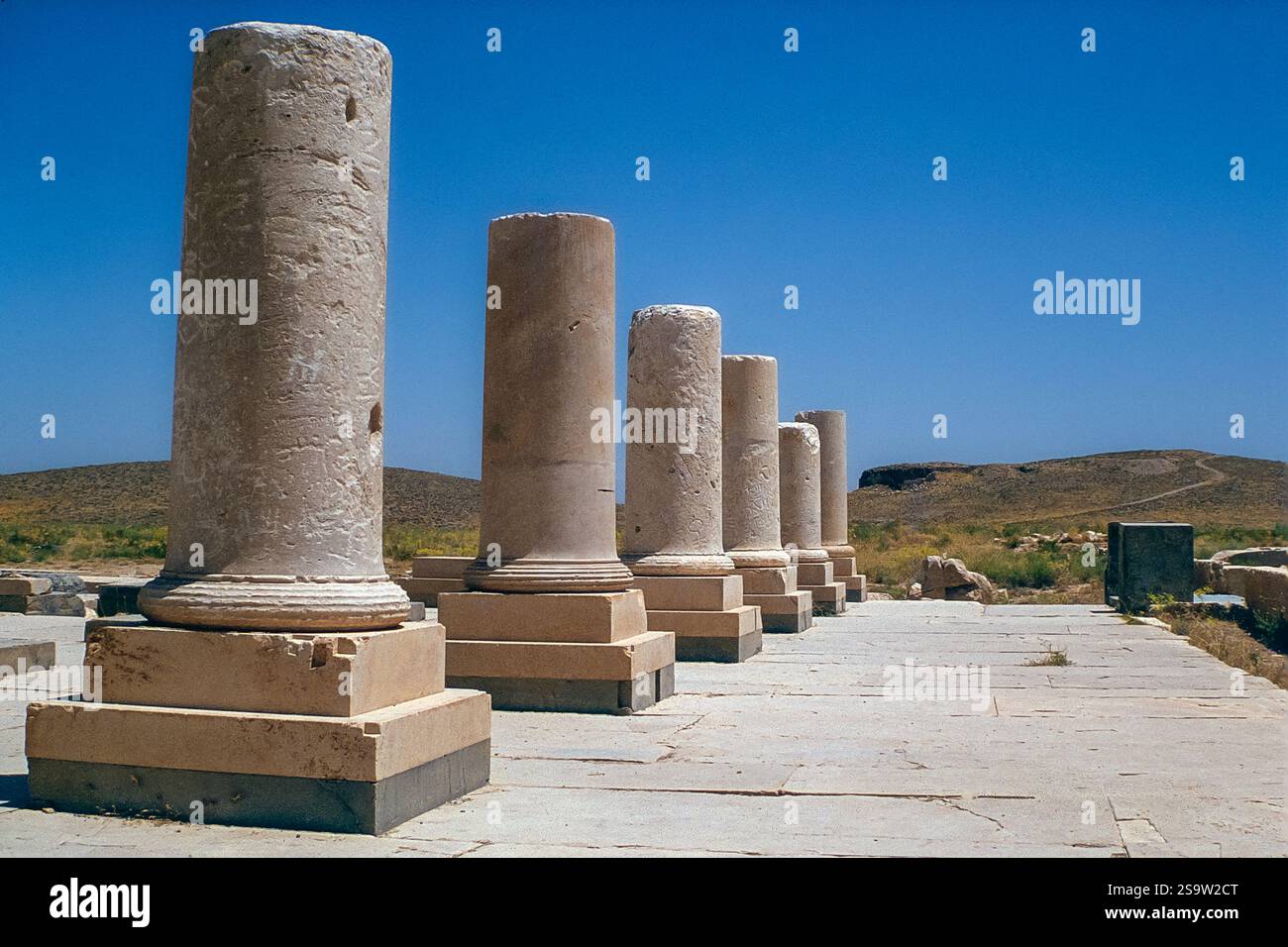 The image is of what remains of the UNESCO World Heritage site of Cyrus ...