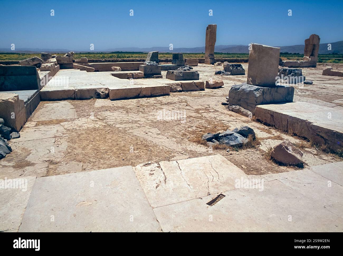 The image is of what remains of the UNESCO World Heritage site of Cyrus ...
