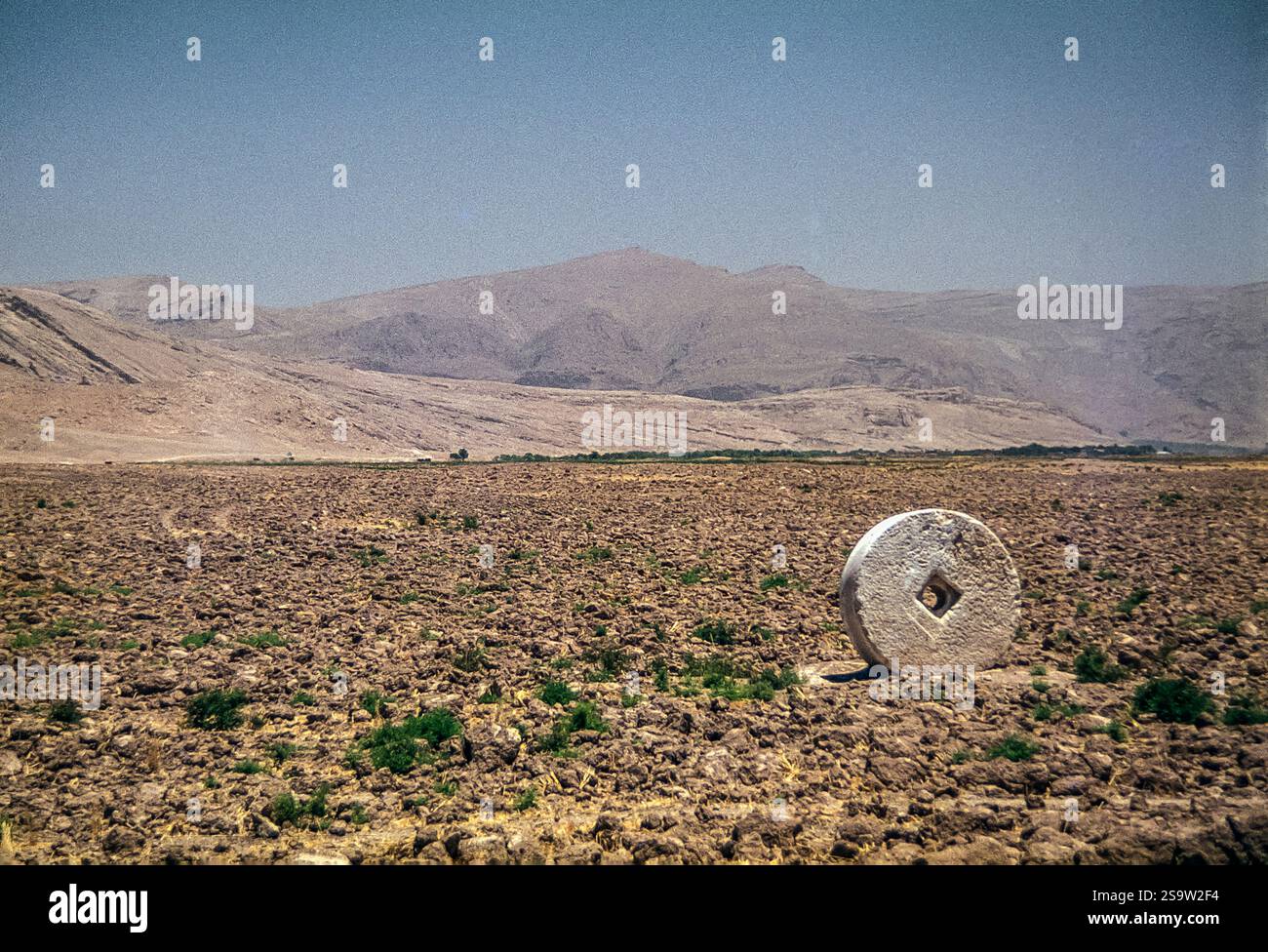 The image of a lone mill stone wheel is of what remains of the UNESCO ...