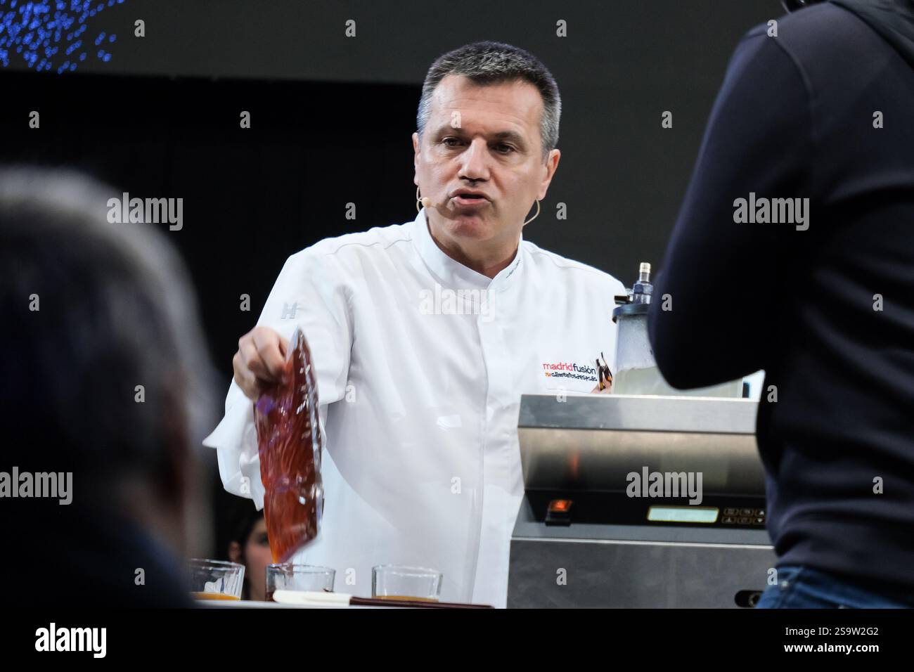 Spanish chef Oriol Castro during the 30 edition of the MadridFusion ...