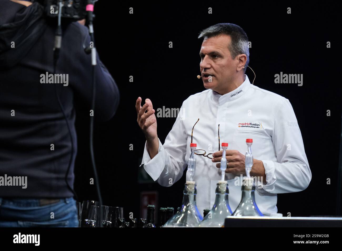 Spanish chef Oriol Castro during the 30 edition of the MadridFusion ...