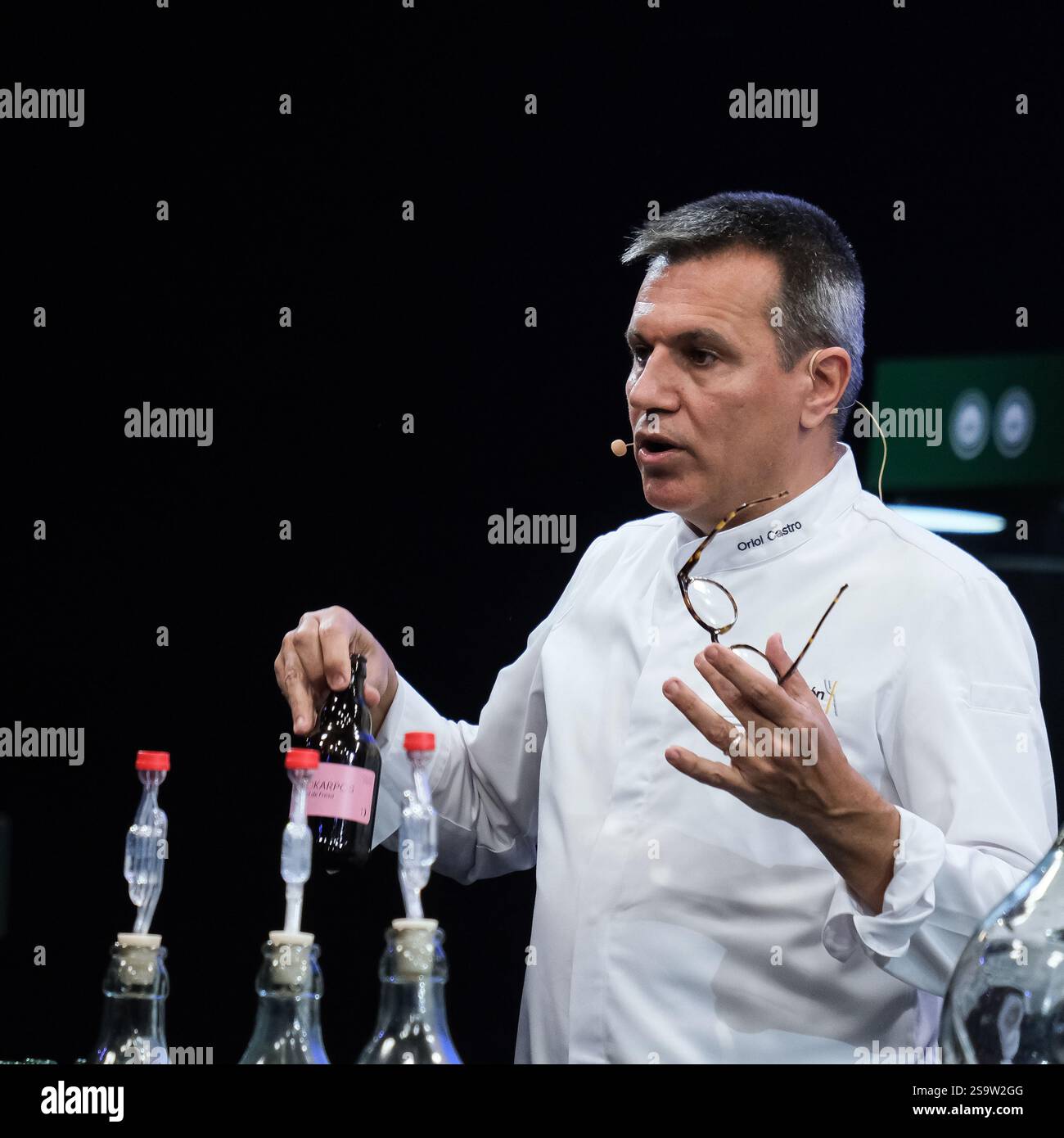Spanish chef Oriol Castro during the 30 edition of the MadridFusion ...