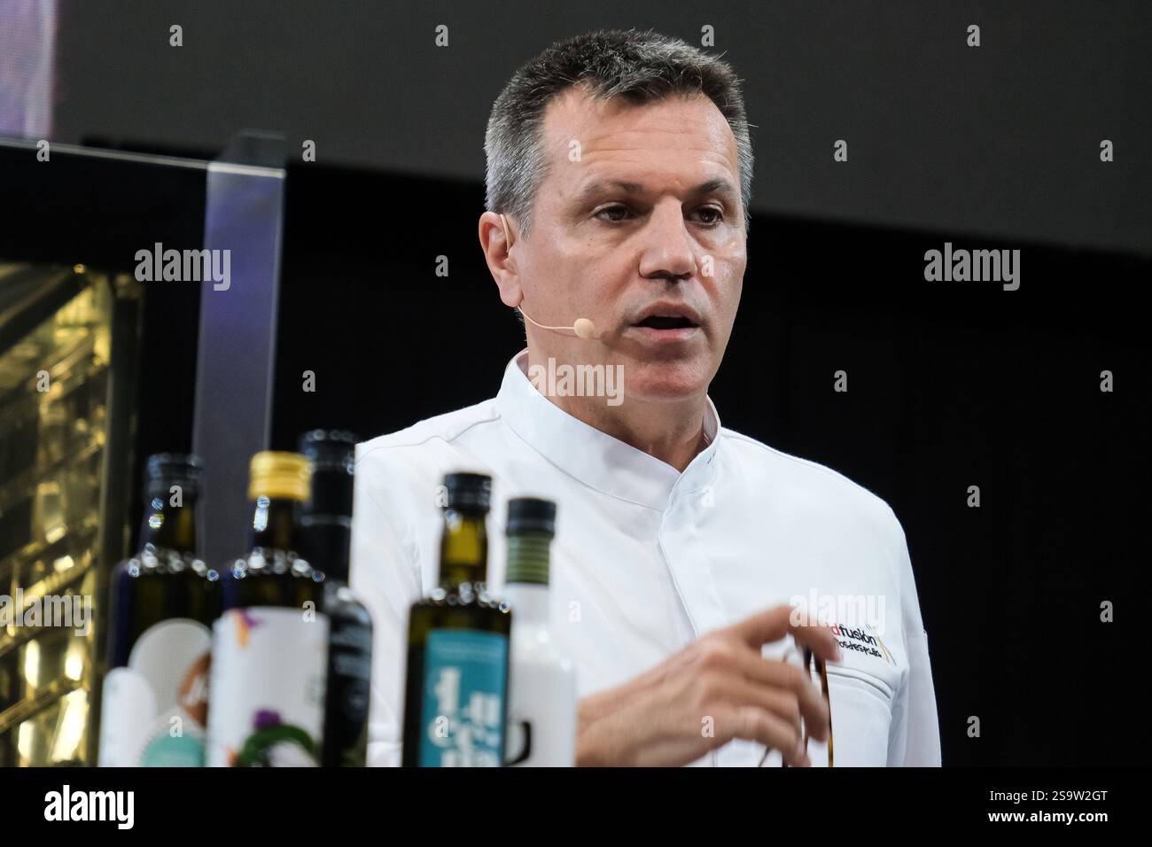 Spanish chef Oriol Castro during the 30 edition of the MadridFusion ...
