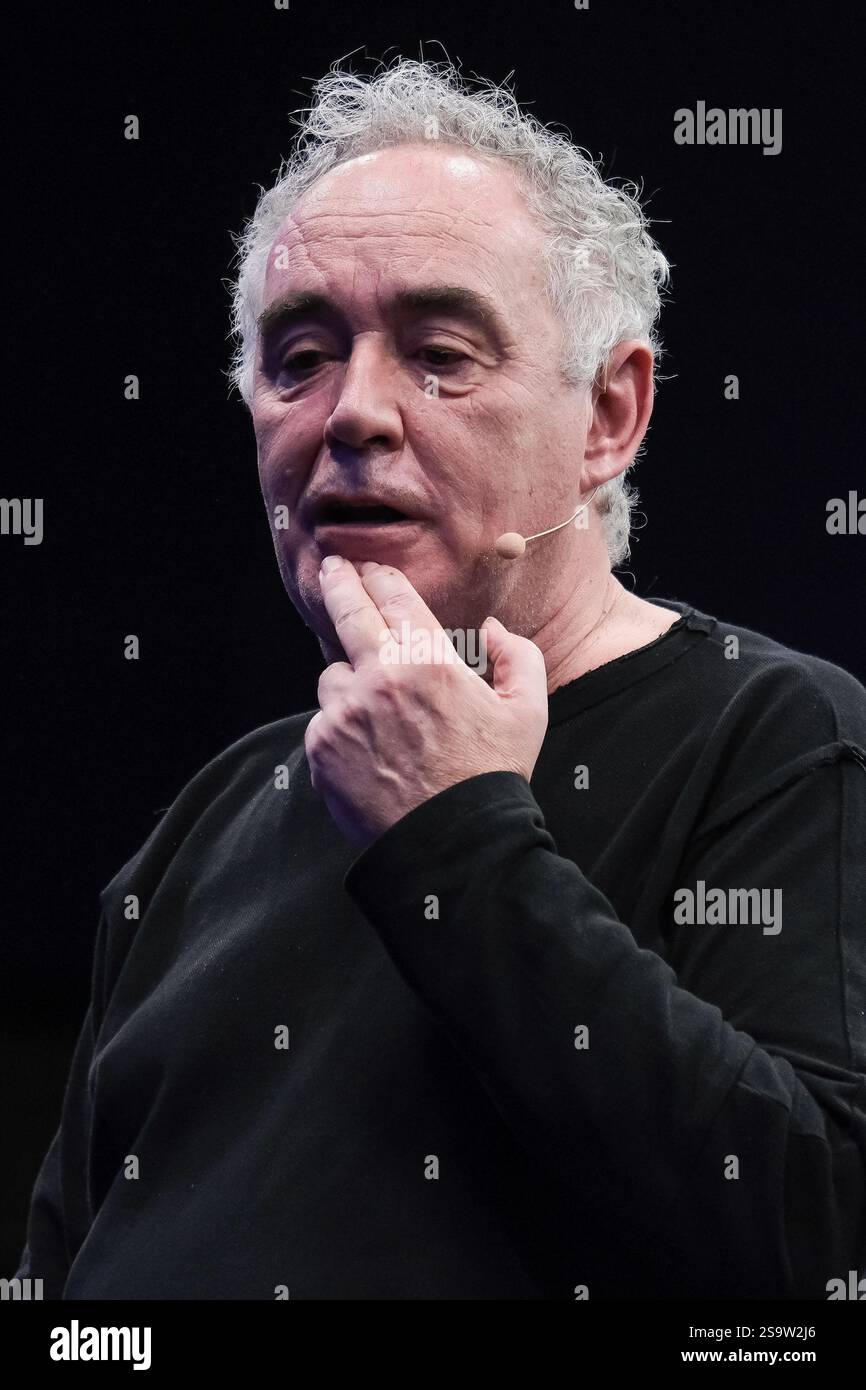 Spanish chef Ferran Adria during the 30 edition of the MadridFusion ...