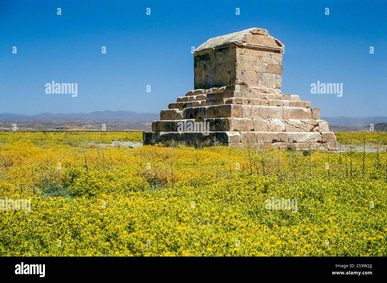 The image is of what remains of the UNESCO World Heritage site of Cyrus ...