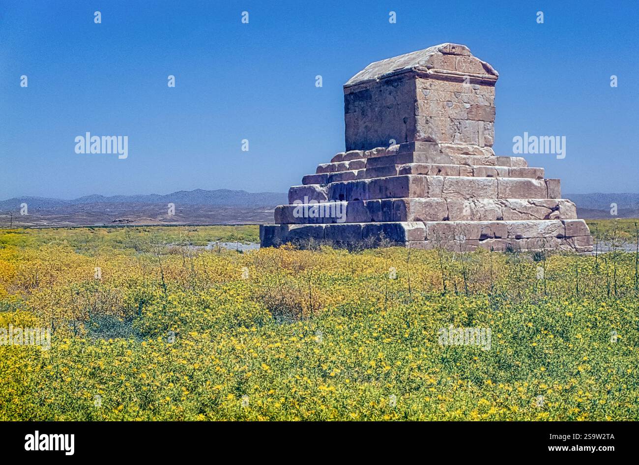 The image is of what remains of the UNESCO World Heritage site of Cyrus ...