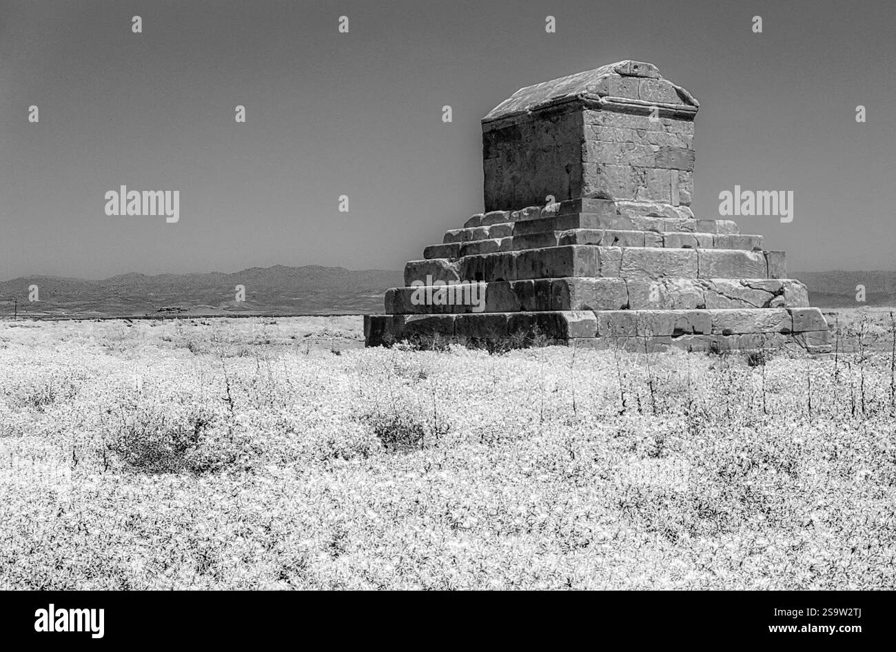 The image is of what remains of the UNESCO World Heritage site of Cyrus ...