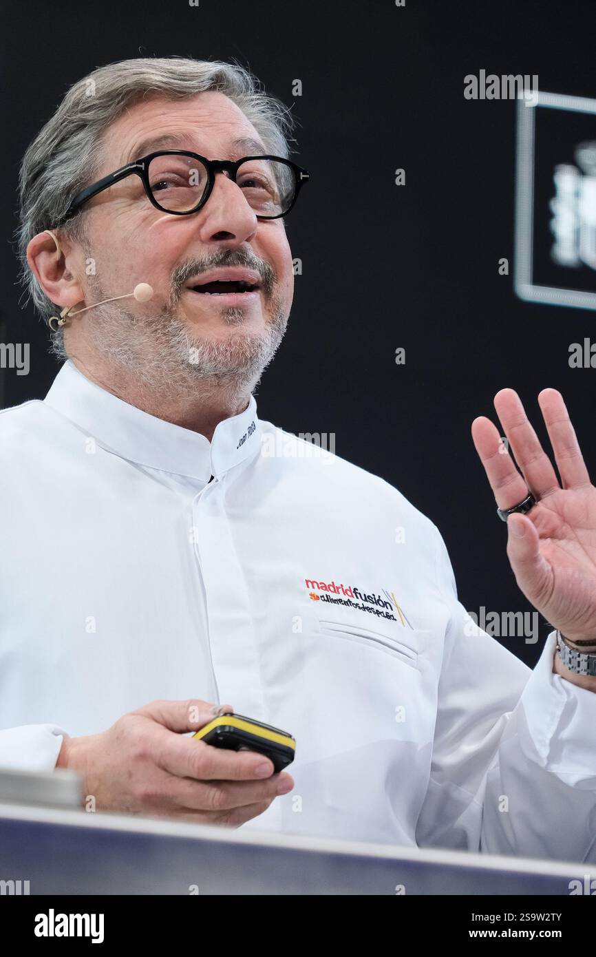 Spanish chef Joan Roca during the 30 edition of the MadridFusion 2025 ...