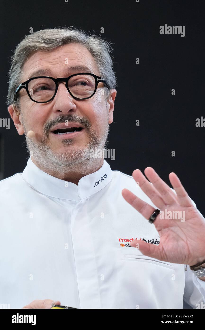 Spanish chef Joan Roca during the 30 edition of the MadridFusion 2025 ...
