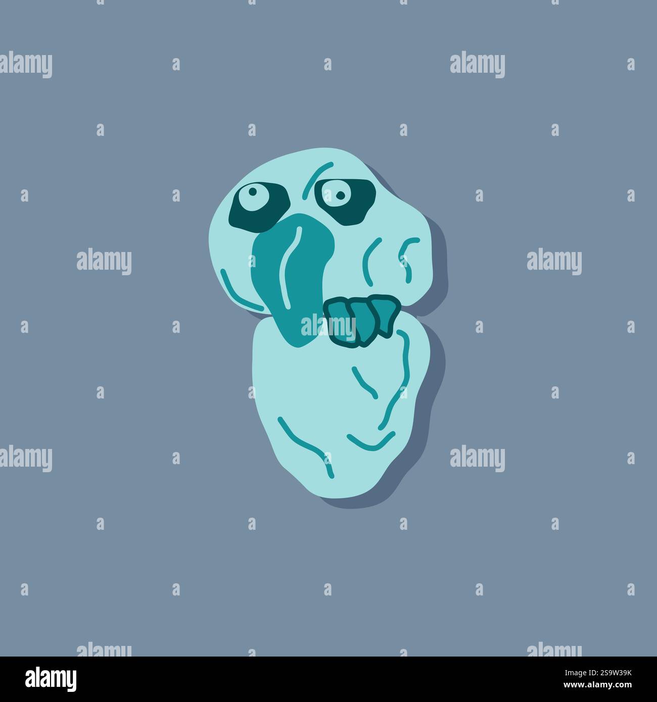 Monster or bogeyman. Various quirky and ugly creatures. Halloween ...