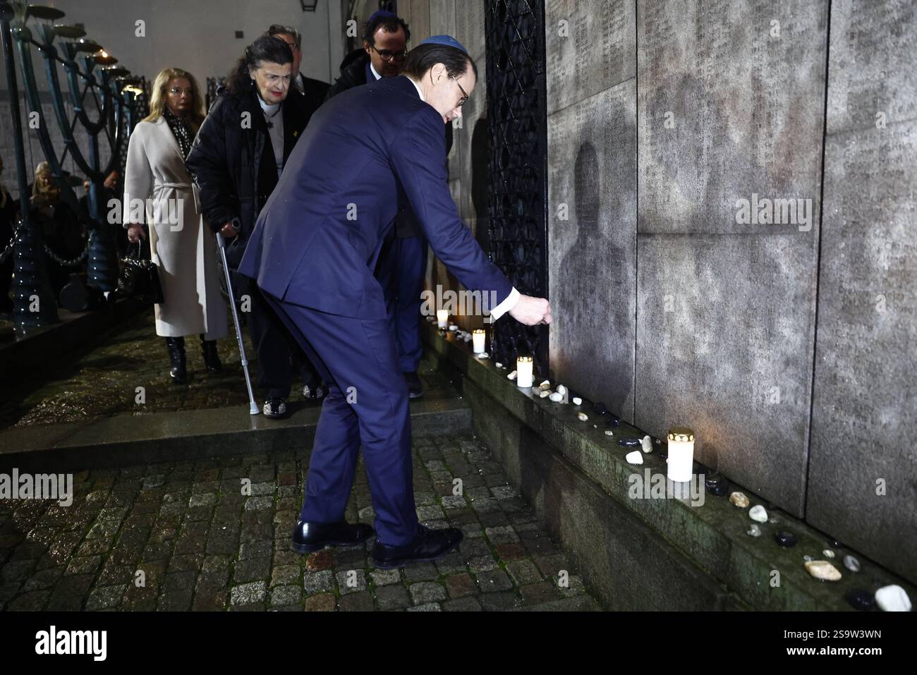 Stockholm, Sweden. 27th Jan, 2025. Prince Daniel with Holocaust ...