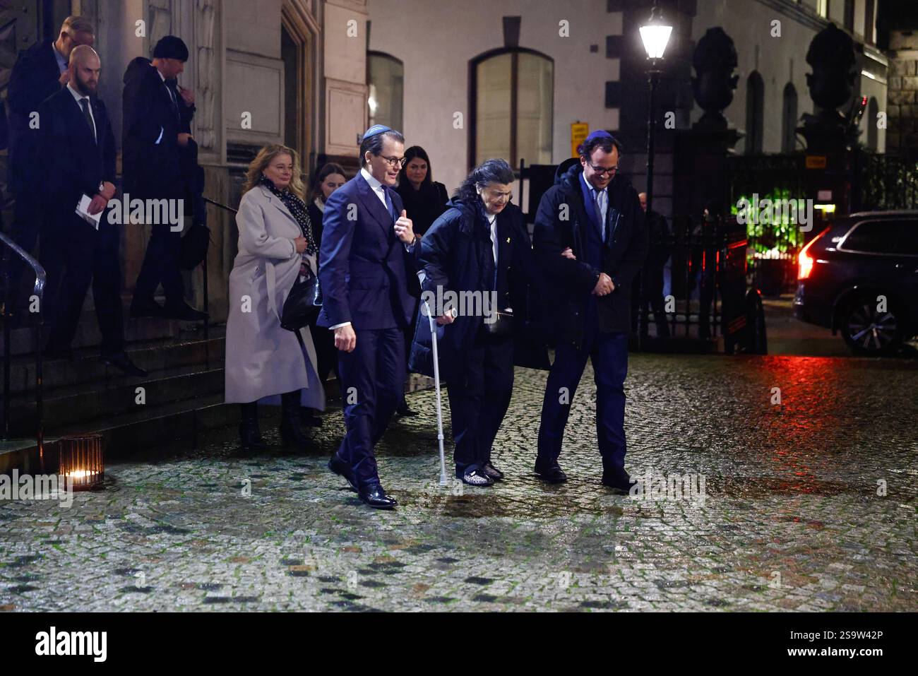 Stockholm, Sweden. 27th Jan, 2025. Prince Daniel with Holocaust ...