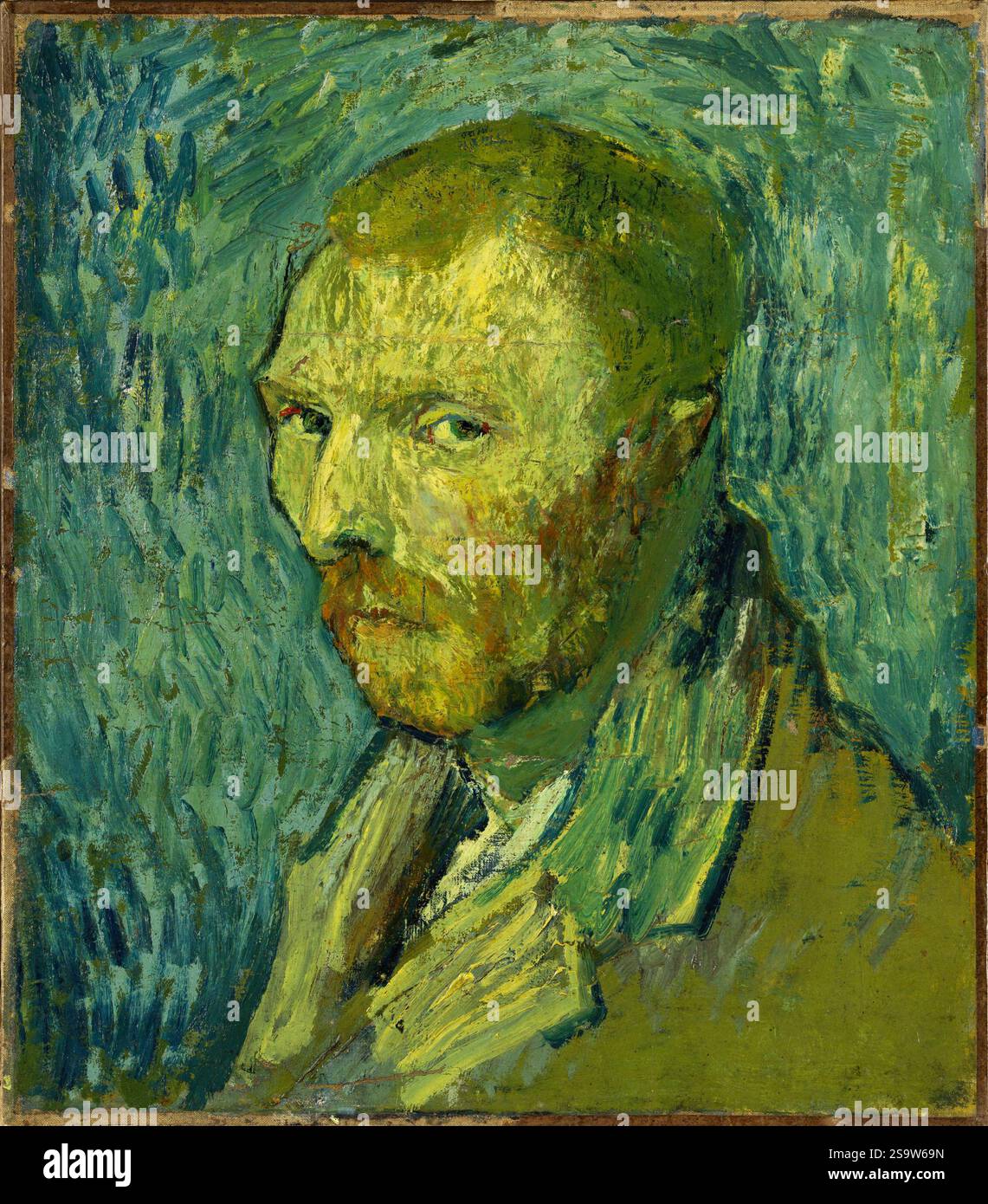 Self-portrait. Vincent van Gogh. 1889 Stock Photo - Alamy