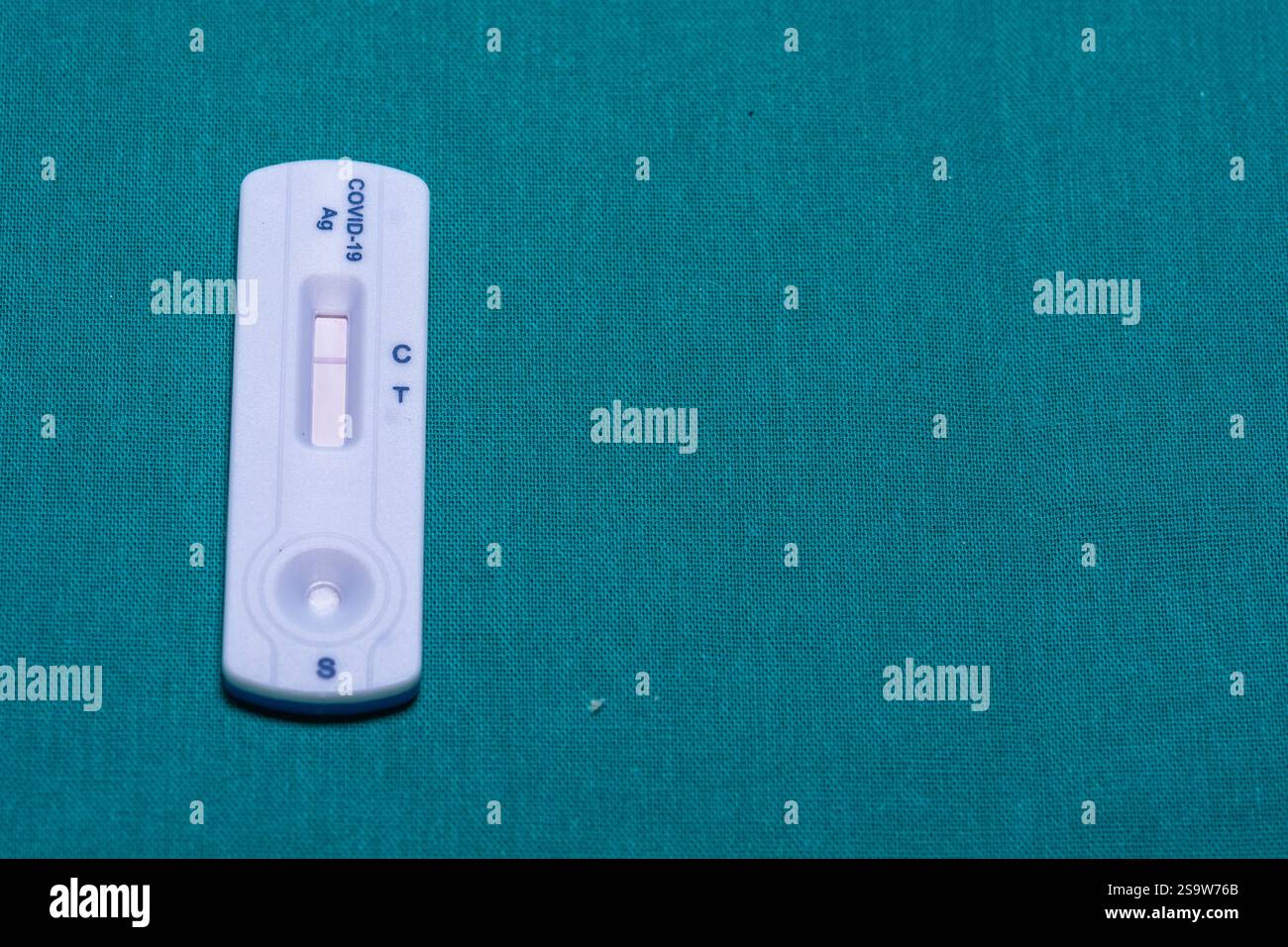COVID-19 rapid antigen test showing negative result Stock Photo - Alamy