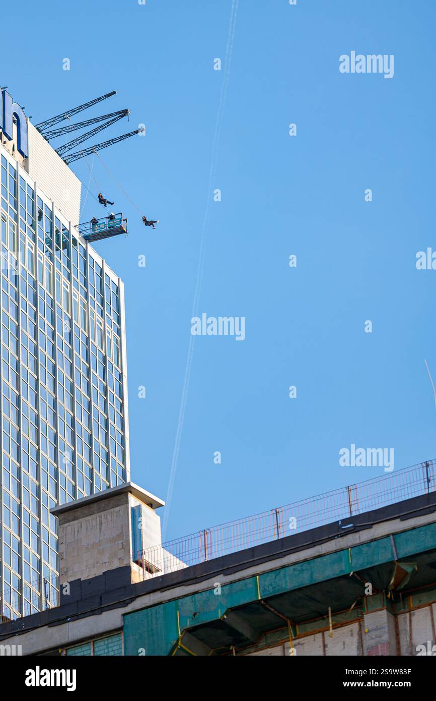 Perfect Harmony. "High Swing Berlin" on top of the Park Inn Hotel is ...