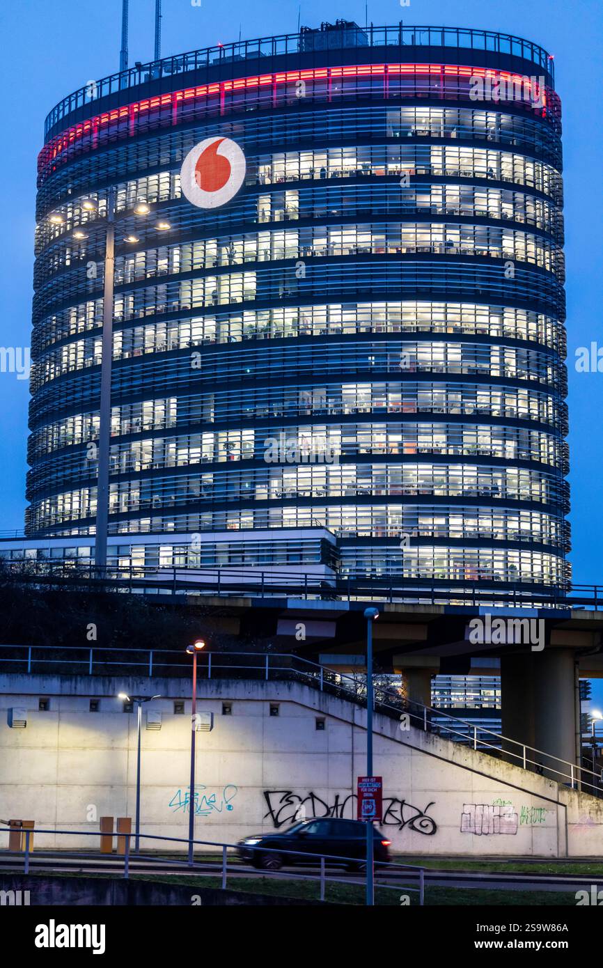 The Vodafone headquarters, in Düsseldorf-Heerdt, Vodafone Campus ...