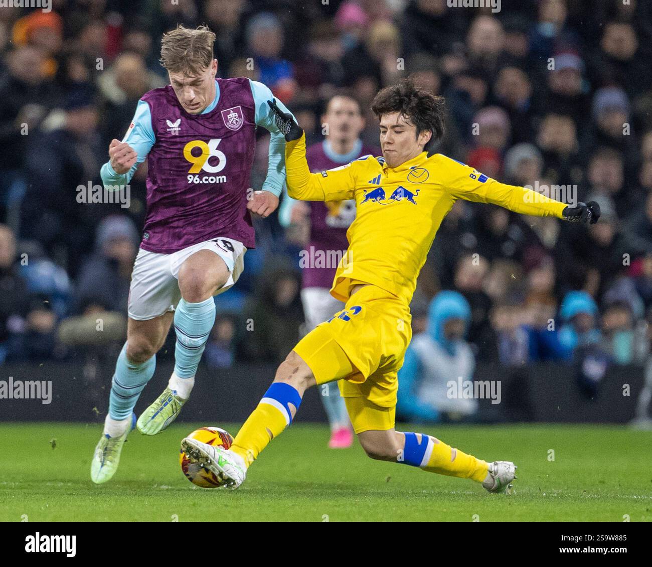 Turf Moor, Burnley, Lancashire, UK. 27th Jan, 2025. EFL Championship ...