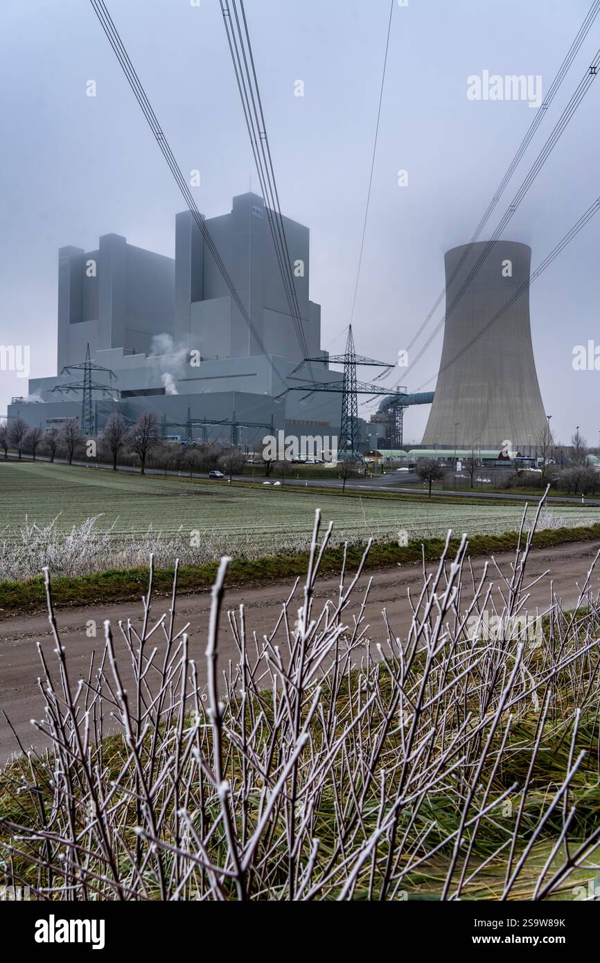 RWE Lignite Power Plant Neurath, near Grevenbroich, Power Plant Units F ...