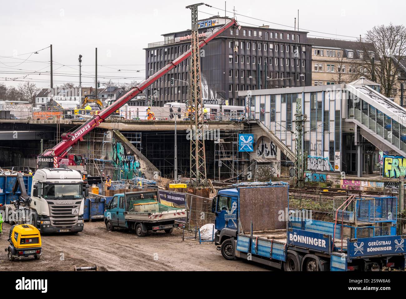 Conversion and modernisation of the Wehrhahn suburban railway station ...