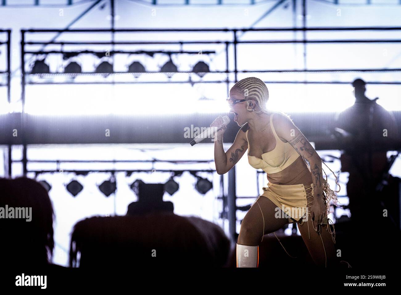 Doja Cat live in concert @ Roskilde Festival, Denmark Stock Photo - Alamy
