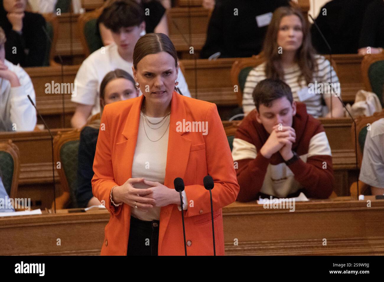 Minister for Digitalisation Caroline Stage Olsen answers questions ...