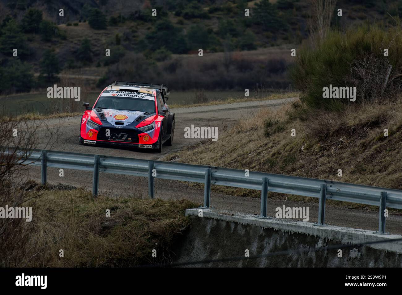 WRC Rally Monte Carlo 2025 at Sigottier, FRANCE, 25/01/2025 Florent ...