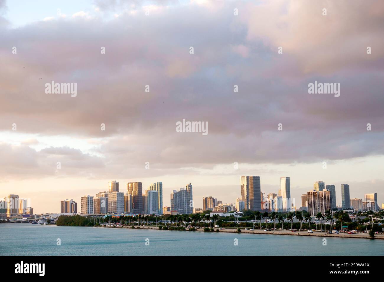 Miami Florida,Biscayne Bay,Government Cut,MacArthur Causeway,Watson ...