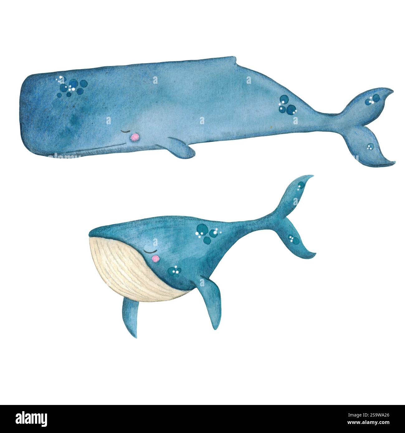 Watercolor illustration cartoon Cut Out Stock Images & Pictures - Alamy