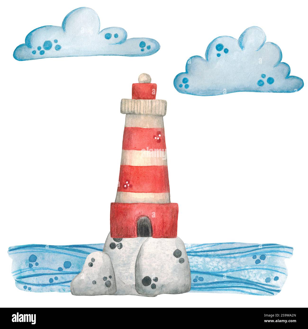 Sea rock on ocean Cut Out Stock Images & Pictures - Alamy