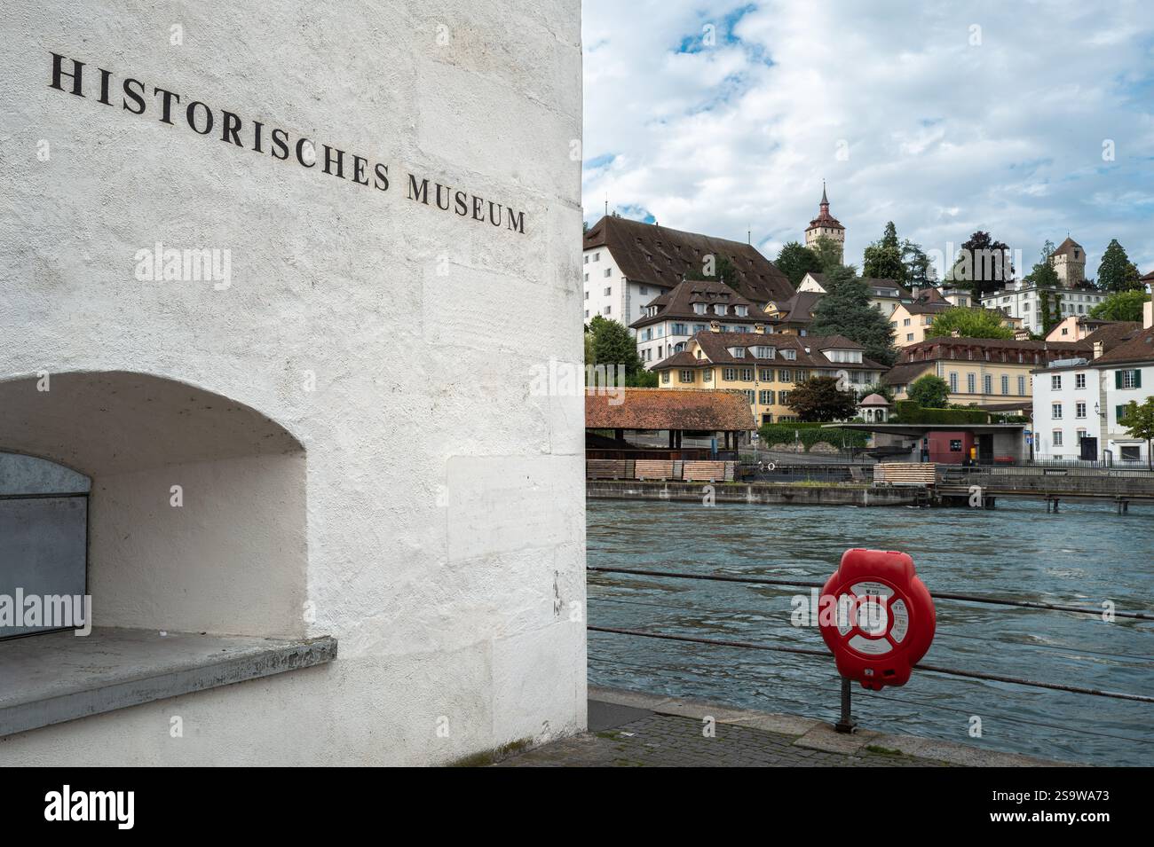 Luzern, Switzerland - July 7, 2024: The Historisches Museum Luzern is a ...