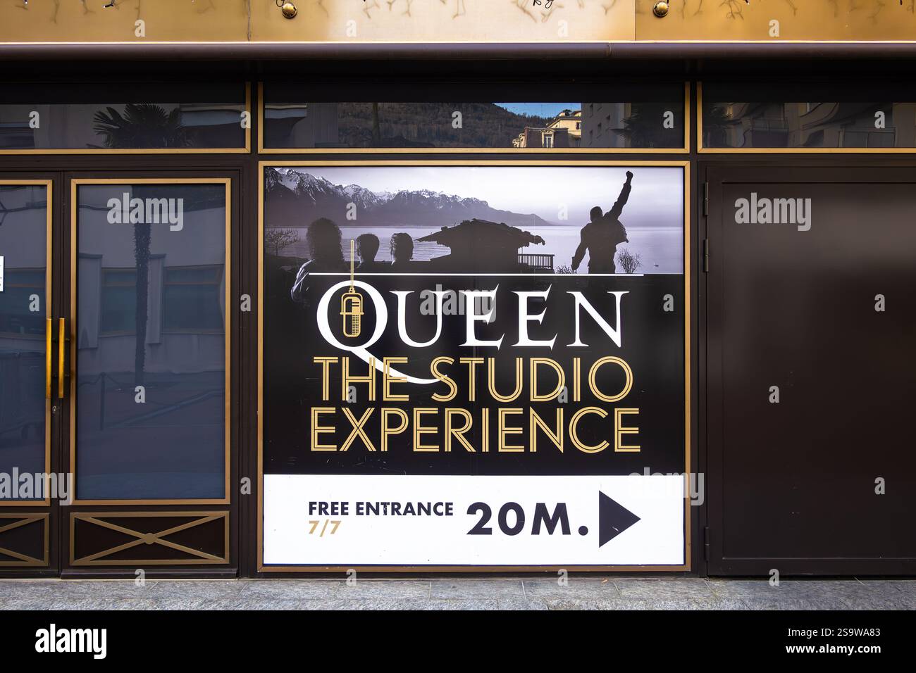 Montreux, Switzerland - January 2, 2025: Queen -The Studio Experience ...
