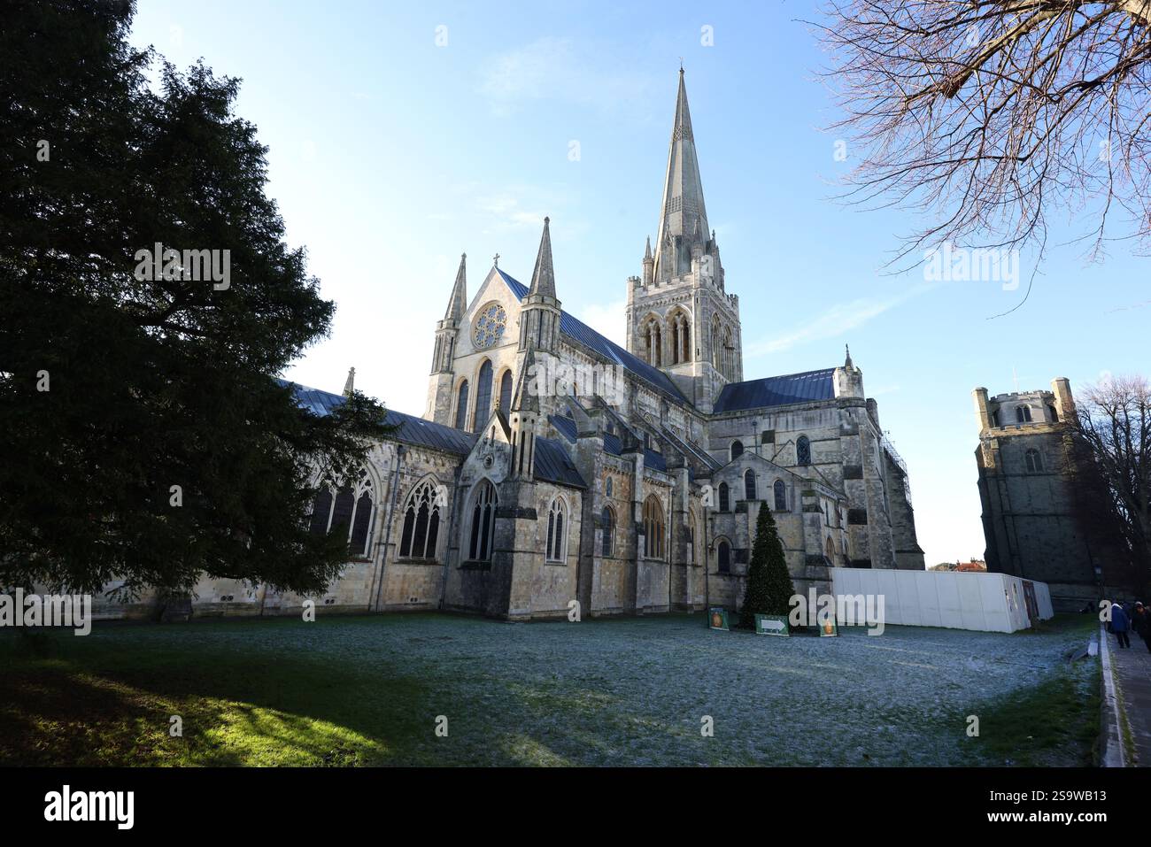 Chichester cathedral winter hi-res stock photography and images - Alamy