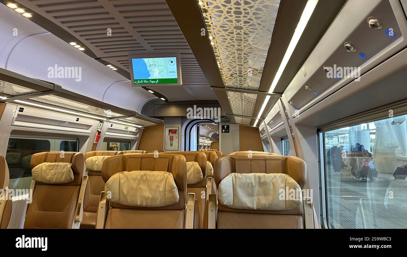 Mecca, Saudi Arabia - Jan 9, 2025 : Haramain High-Speed Railway station ...