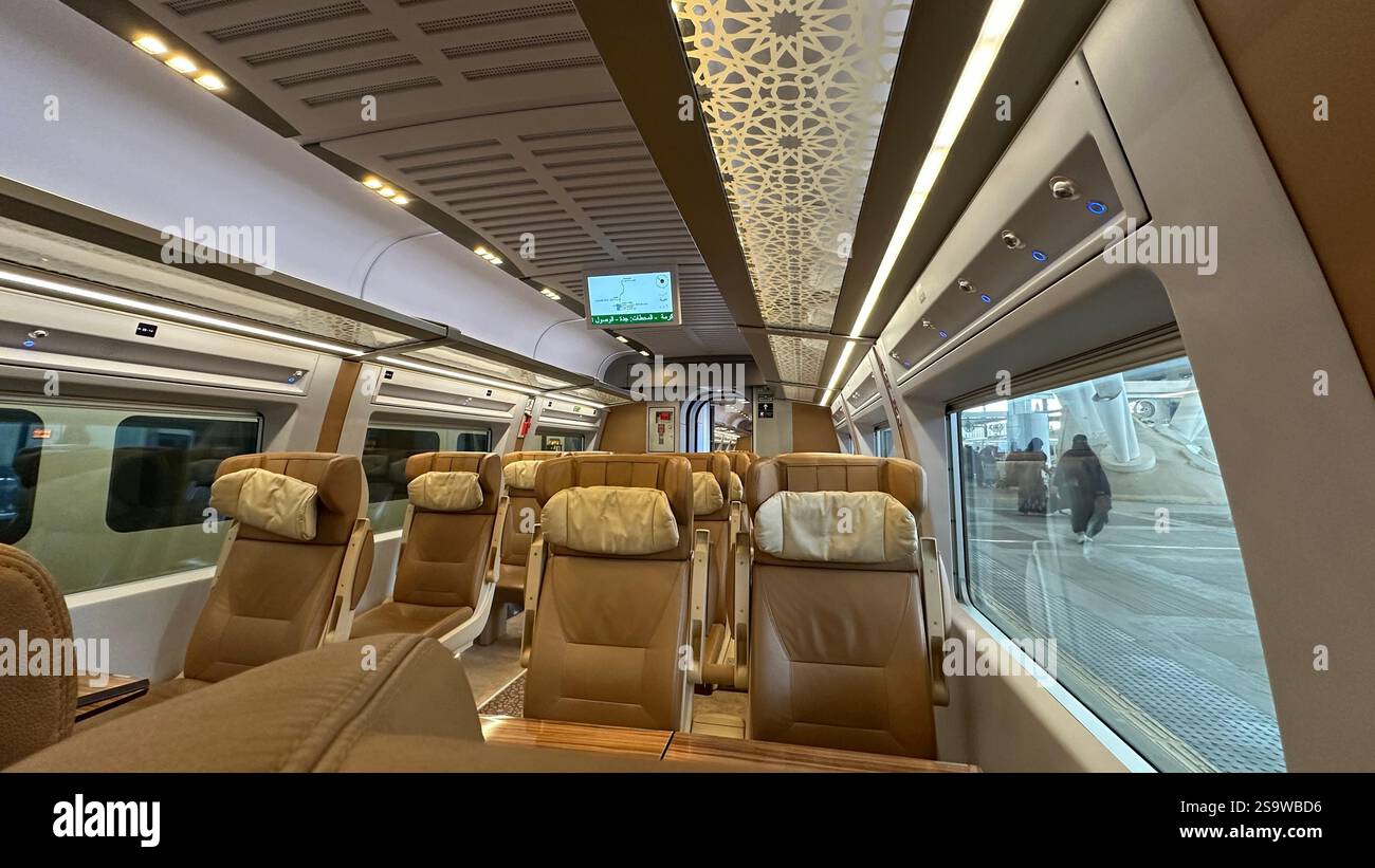 Mecca, Saudi Arabia - Jan 9, 2025 : Haramain High-Speed Railway station ...