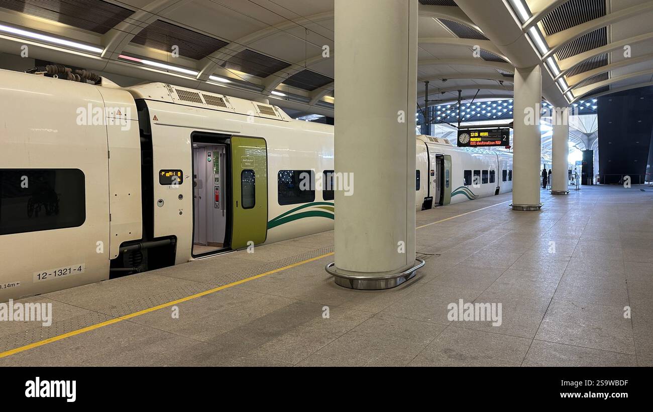Mecca, Saudi Arabia - Jan 9, 2025 : Haramain High-Speed Railway station ...