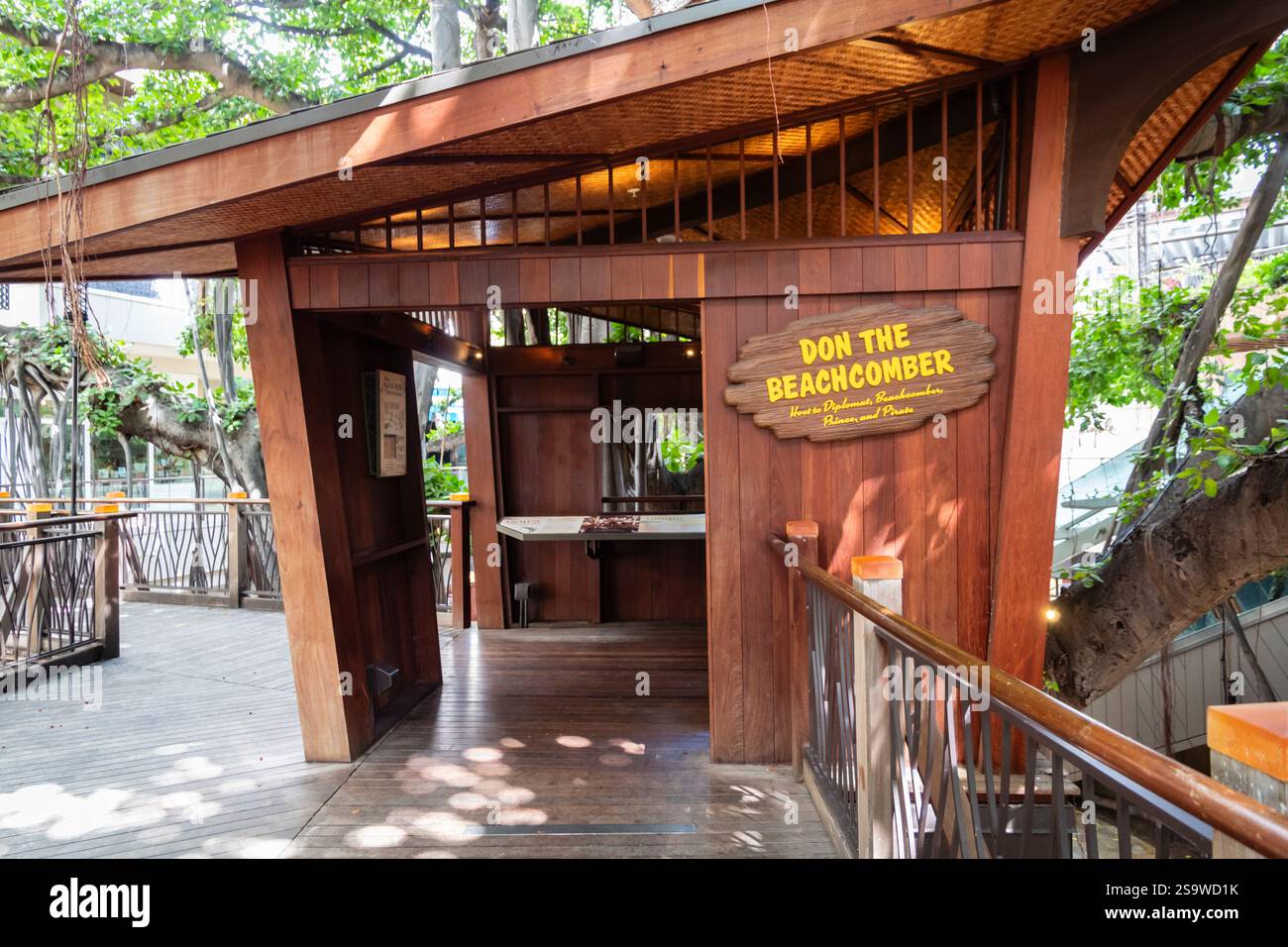 Honolulu, Hawaii, USA - February 22, 2024 - Don the Beachcomber ...